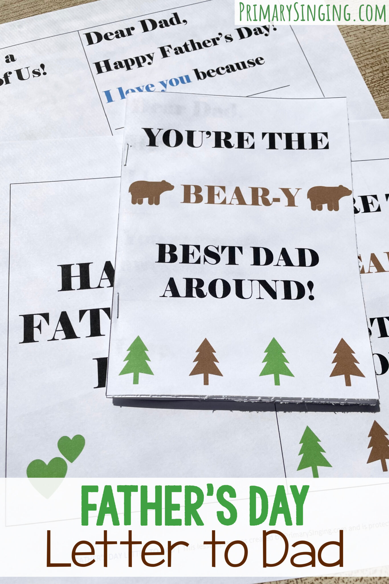 Father's Day Letter to Dad - Primary Singing