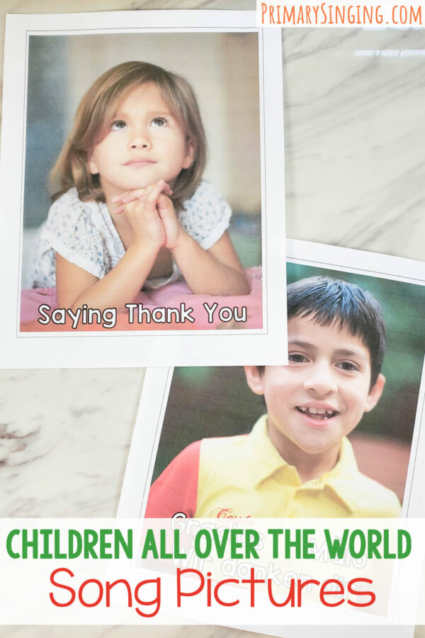 Children All Over the World Song Pictures - Primary Singing