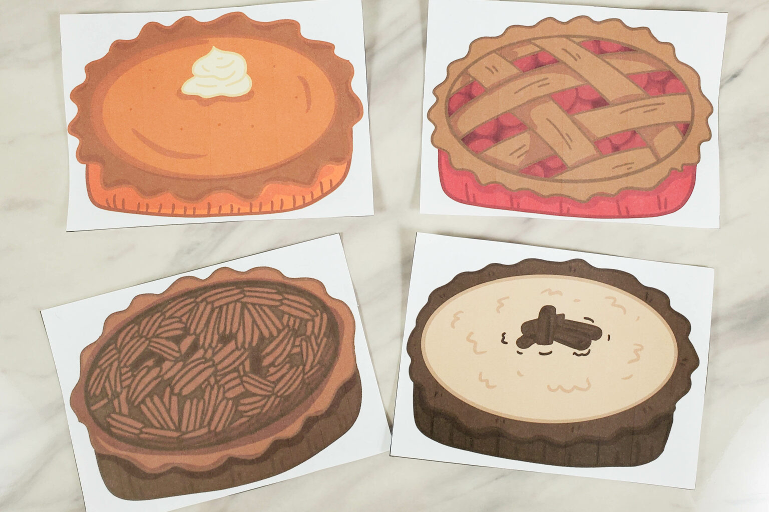 Thanksgiving Pick a Pie Game - Primary Singing