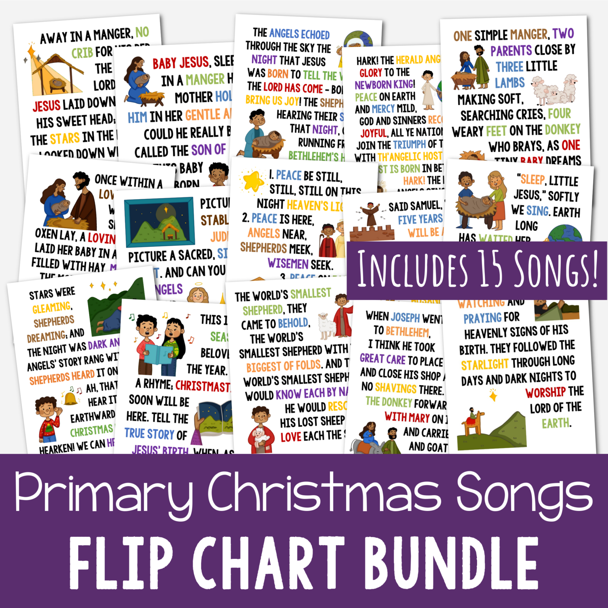 BEST Primary Flip Charts for Singing Time - Primary Singing