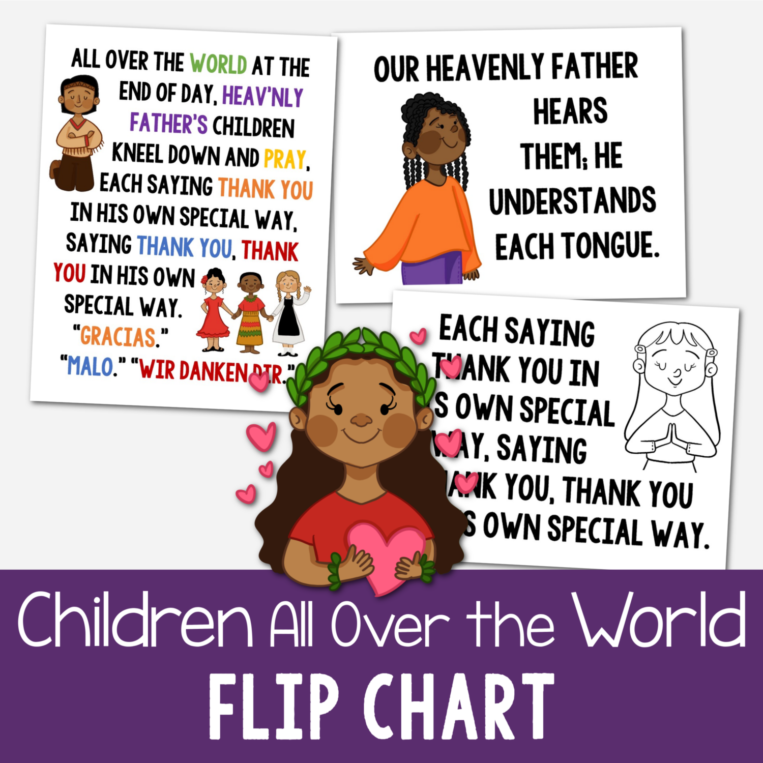Children All Over the World Flip Chart - Primary Singing