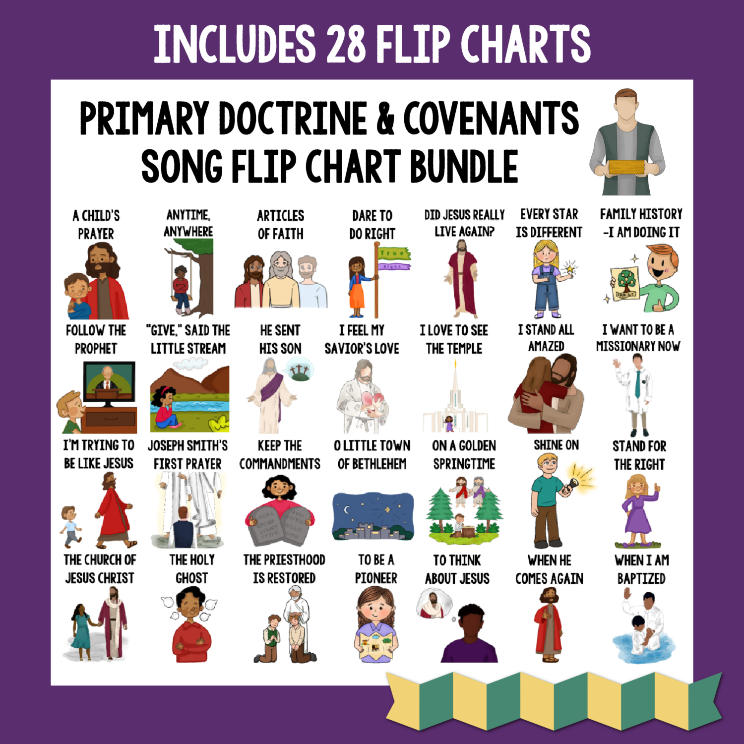 BEST Primary Flip Charts for Singing Time - Primary Singing
