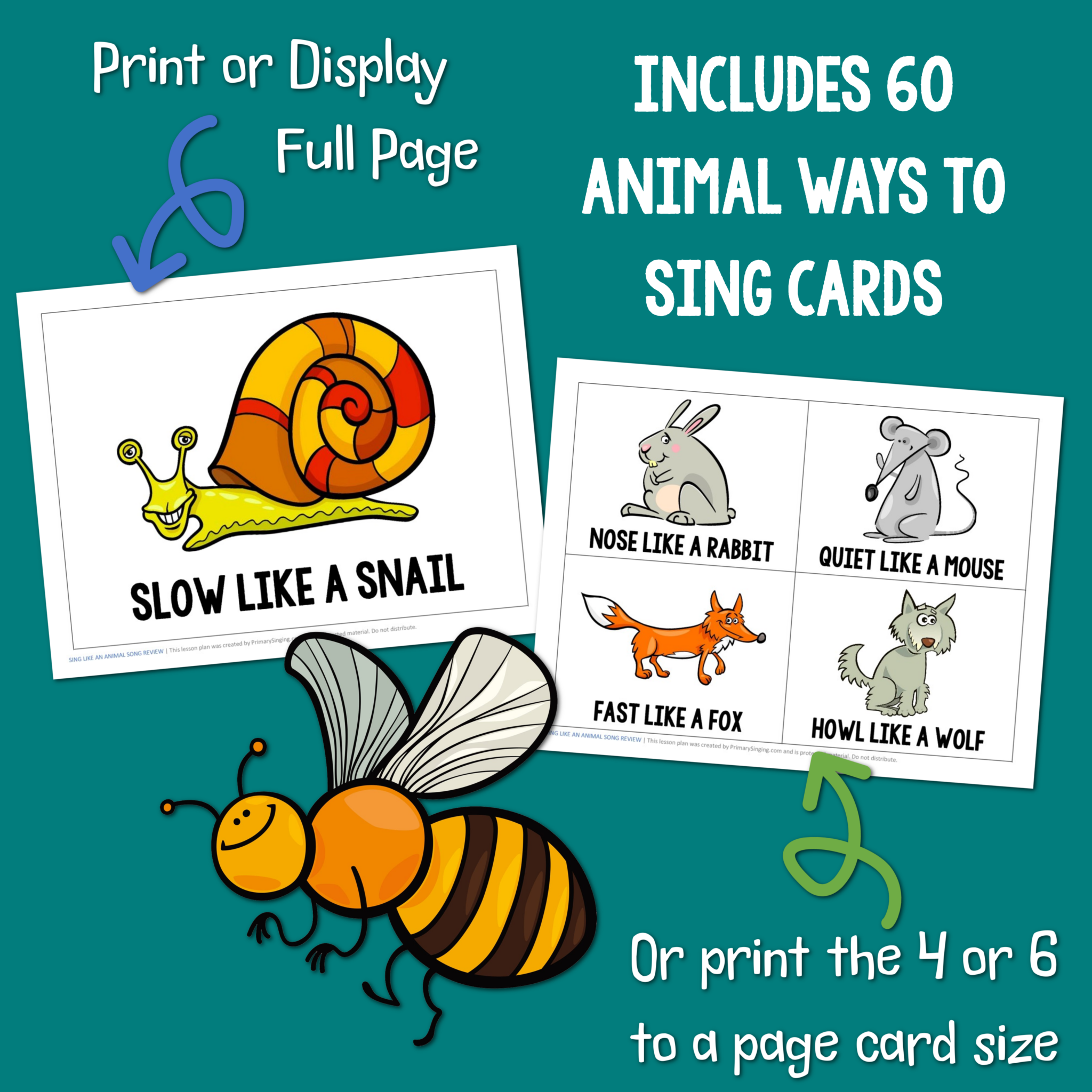 Shop: Sing Like an Animal Song Review - Primary Singing